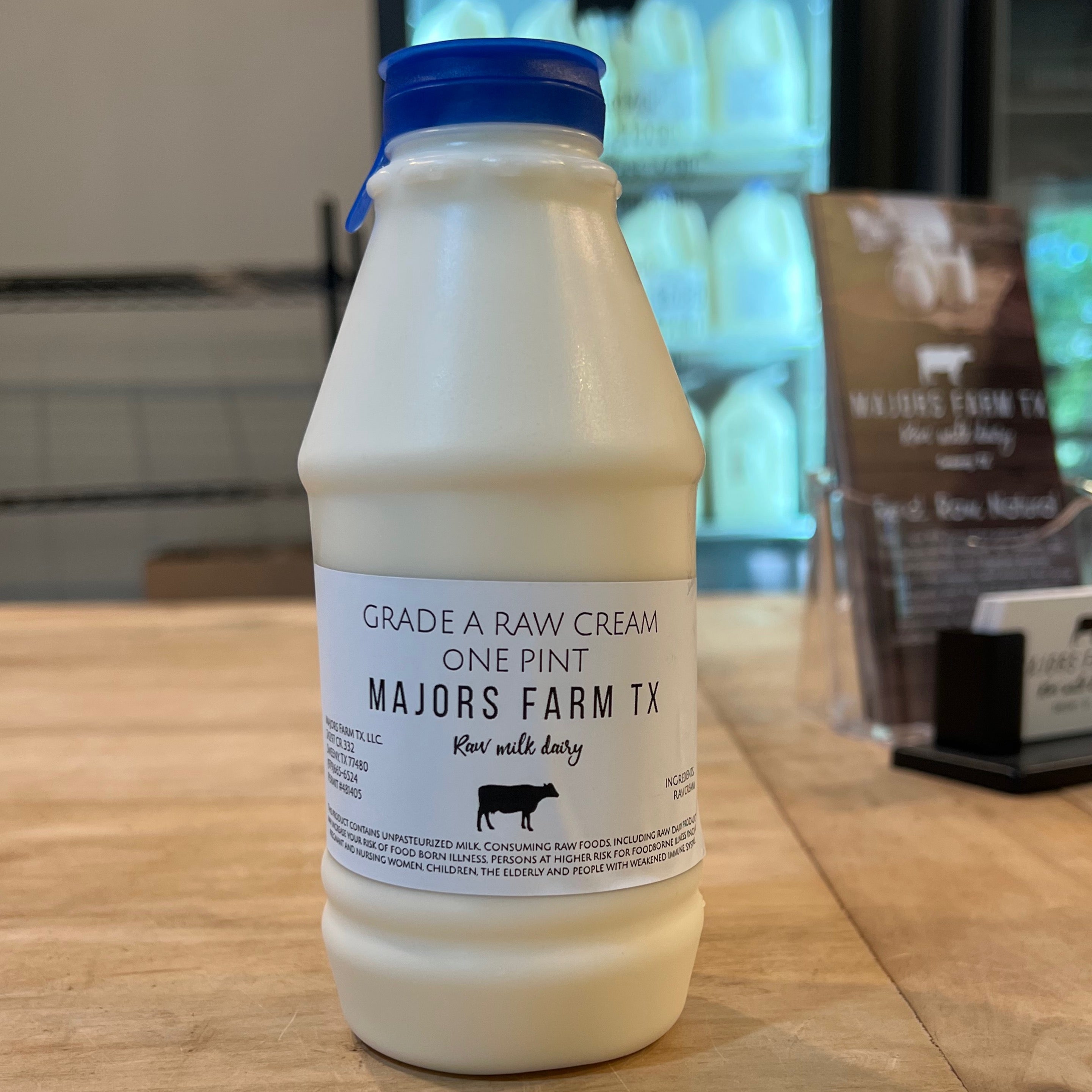 Cream, Quart Raw Grade A | Majors Farm TX