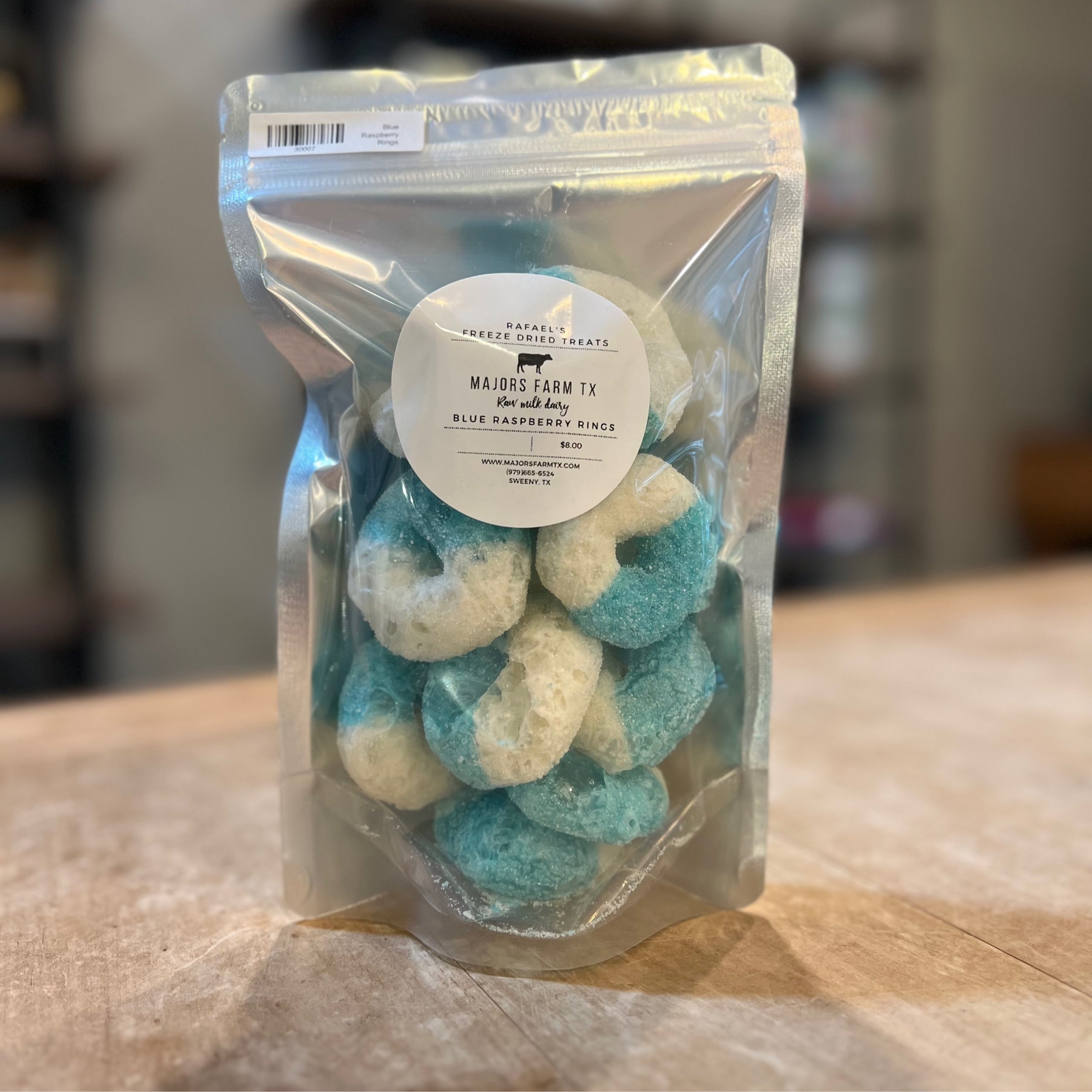 Blue Raspberry Rings | Majors Farm TX